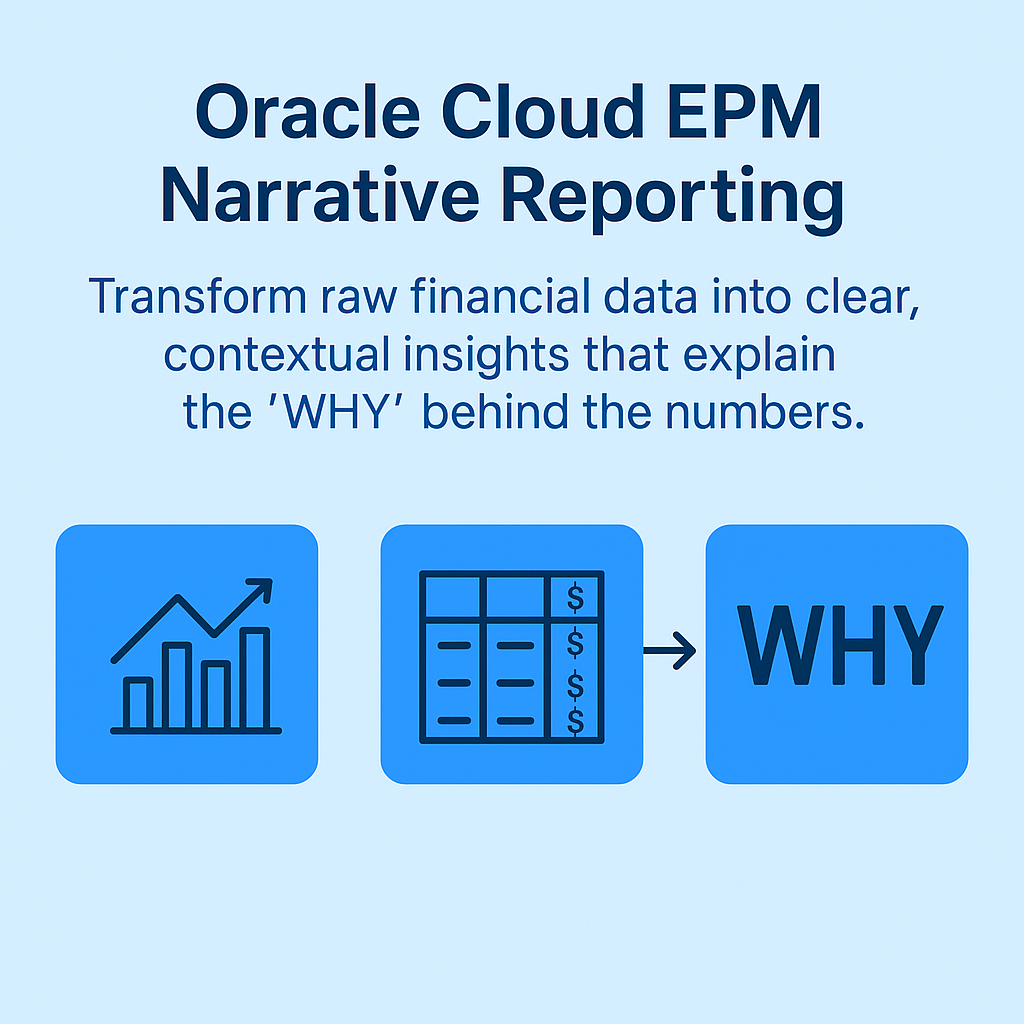 Intelligent Oracle Cloud Narrative Reporting: Telling the Story Behind the Numbers